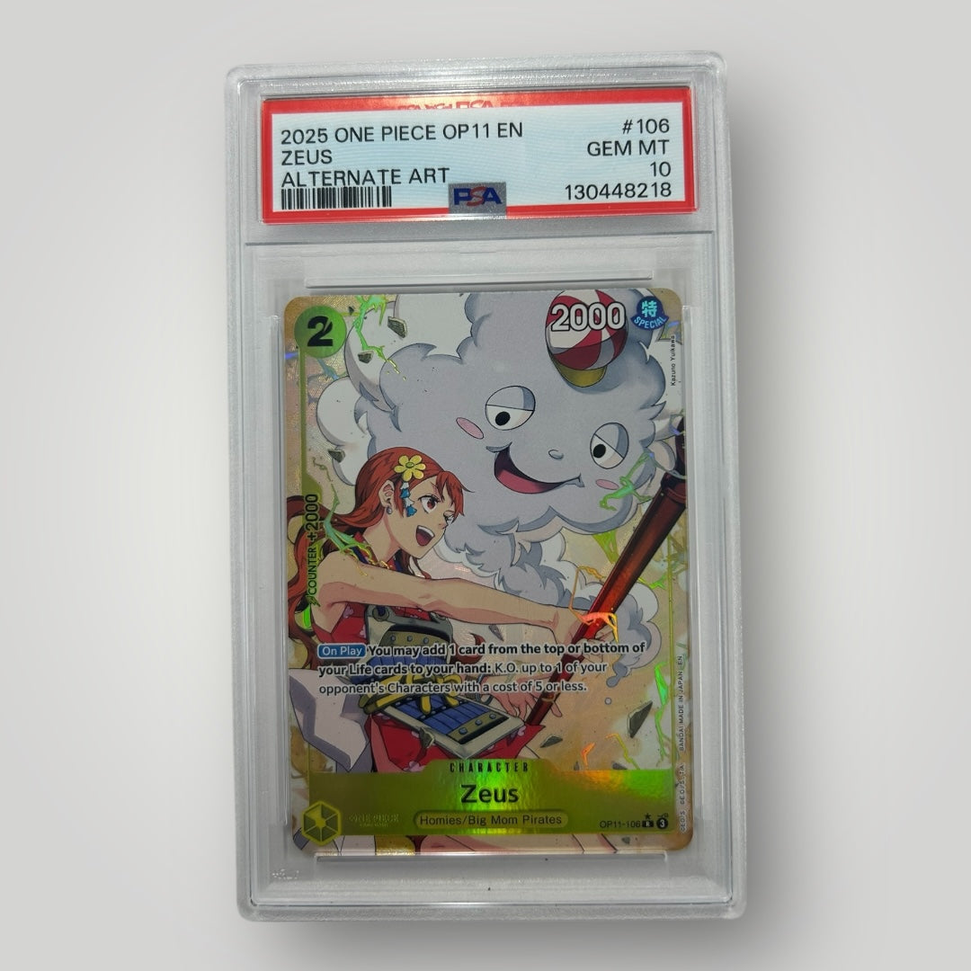 One piece: Zeus OP11-106 PSA 10 – POP'N TOYZ