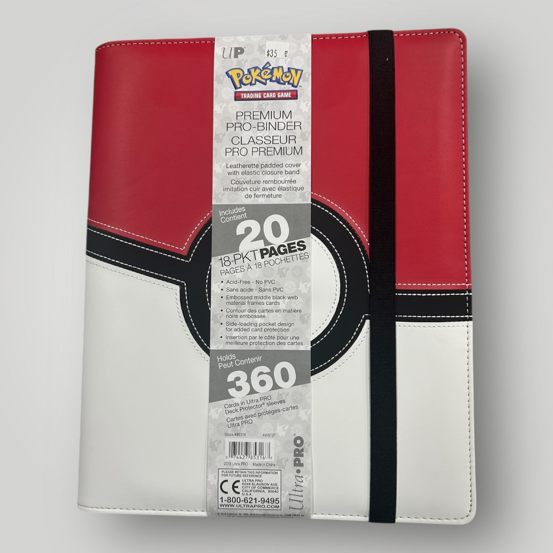 Pokemon Poke Ball 9-Pocket Premium PRO-Binder - Ultra Pro Storage Albu ...